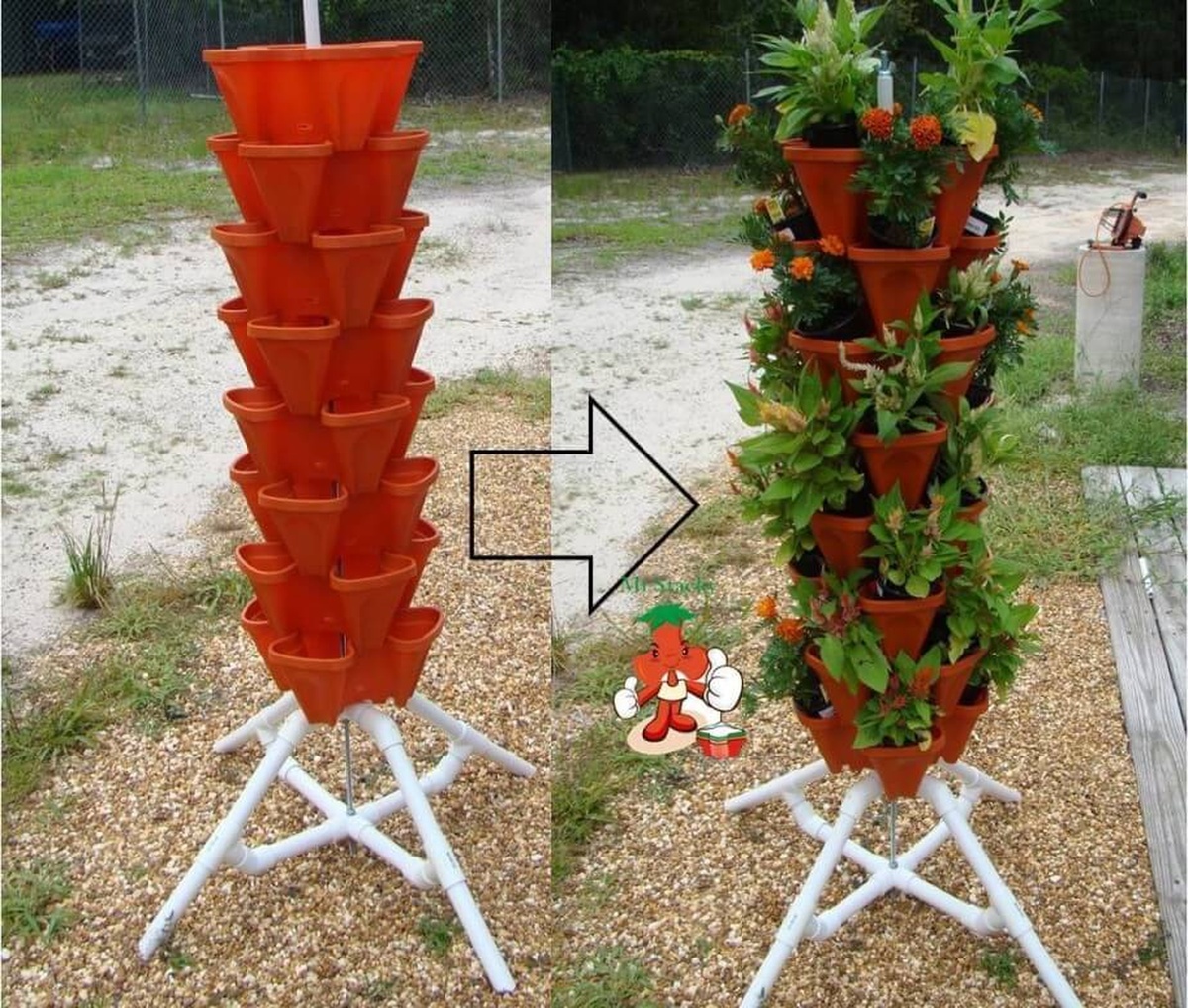 20 Flower Tower Ideas That Take Your Garden to New Heights - Archeworks