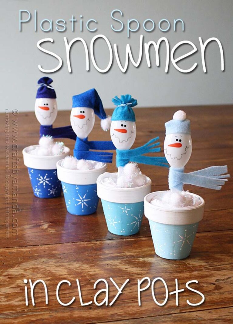 30 Adorable DIY Snowman Crafts to Make Winter Magical - Archeworks