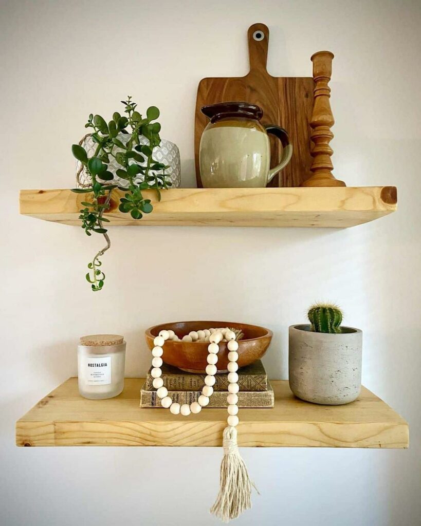 29 Charming Farmhouse Shelf Decor Ideas That'll Wow Anyone - Archeworks