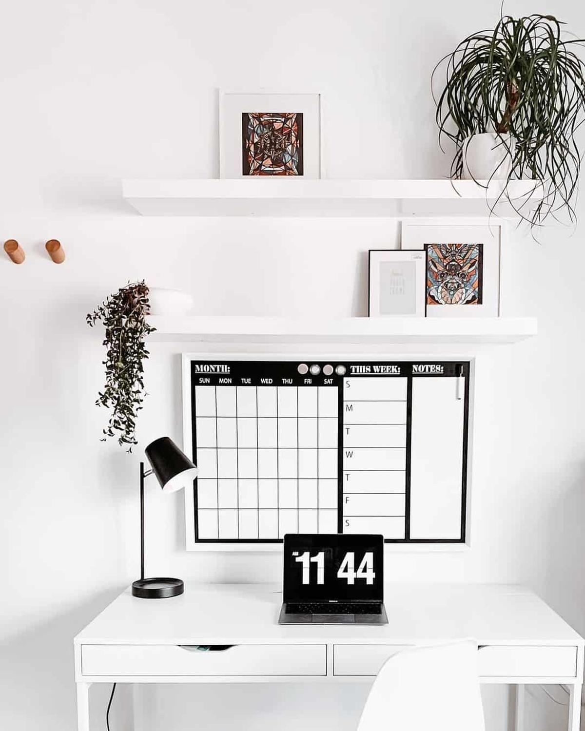 16 Floating Shelf Concepts Above Desks to Organize Your Area - Archeworks