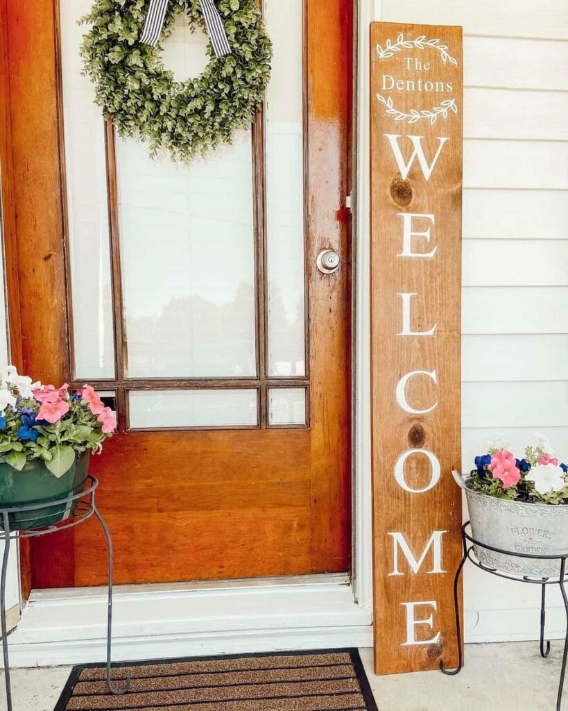 29 Heartwarming Welcome Sign Ideas to Greet Your Guests - Archeworks