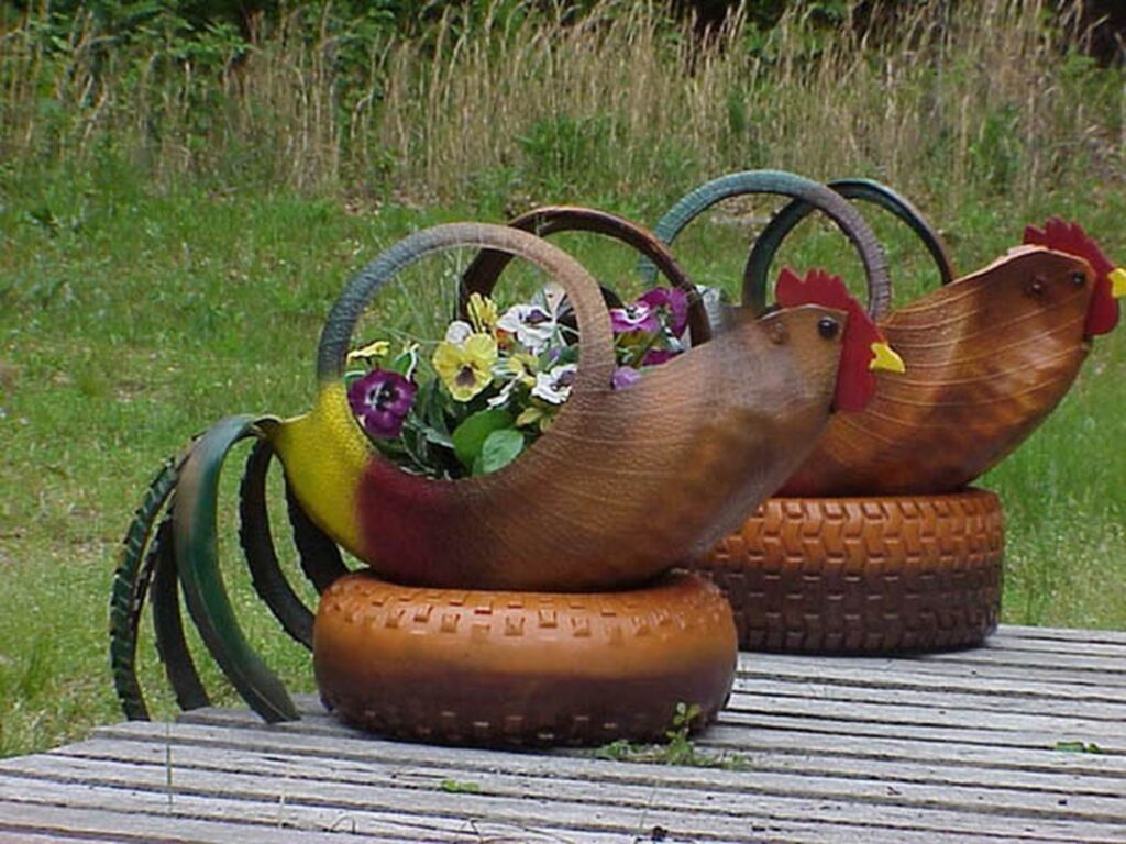 36 Ingenious Ways to Transform Old Tires into Garden Magic - Archeworks