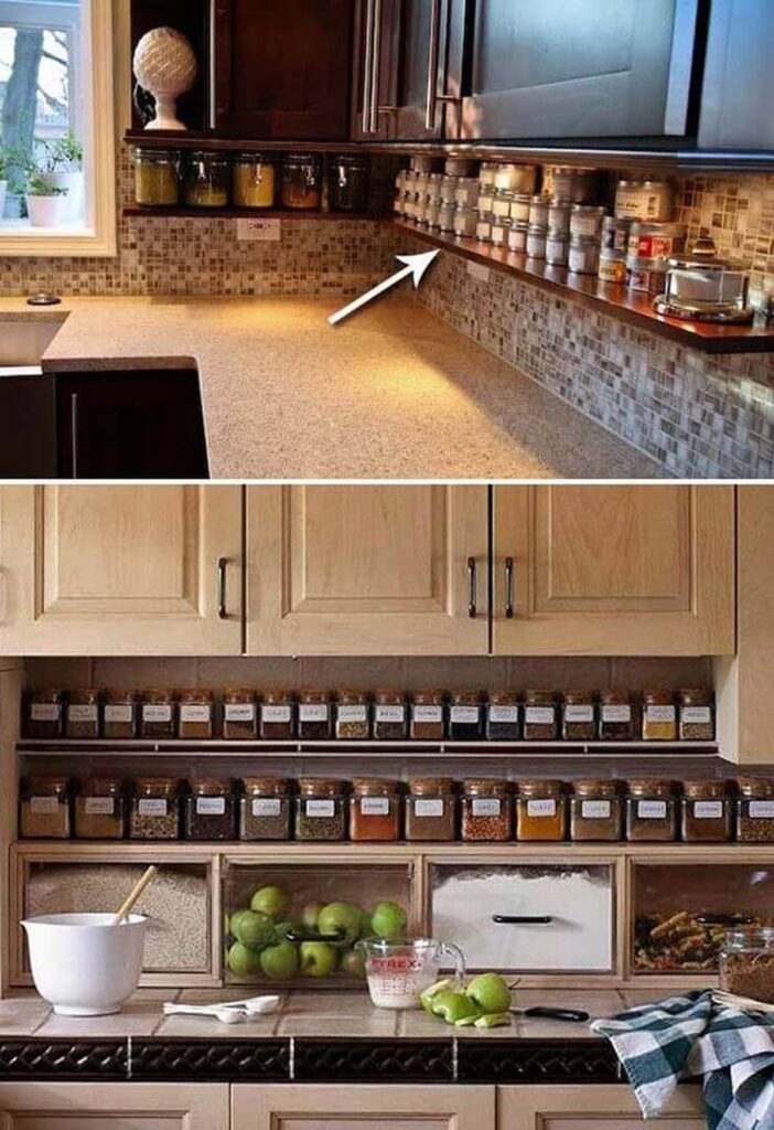 25 Simple Tricks to Transform Your Messy Kitchen Countertop - Archeworks