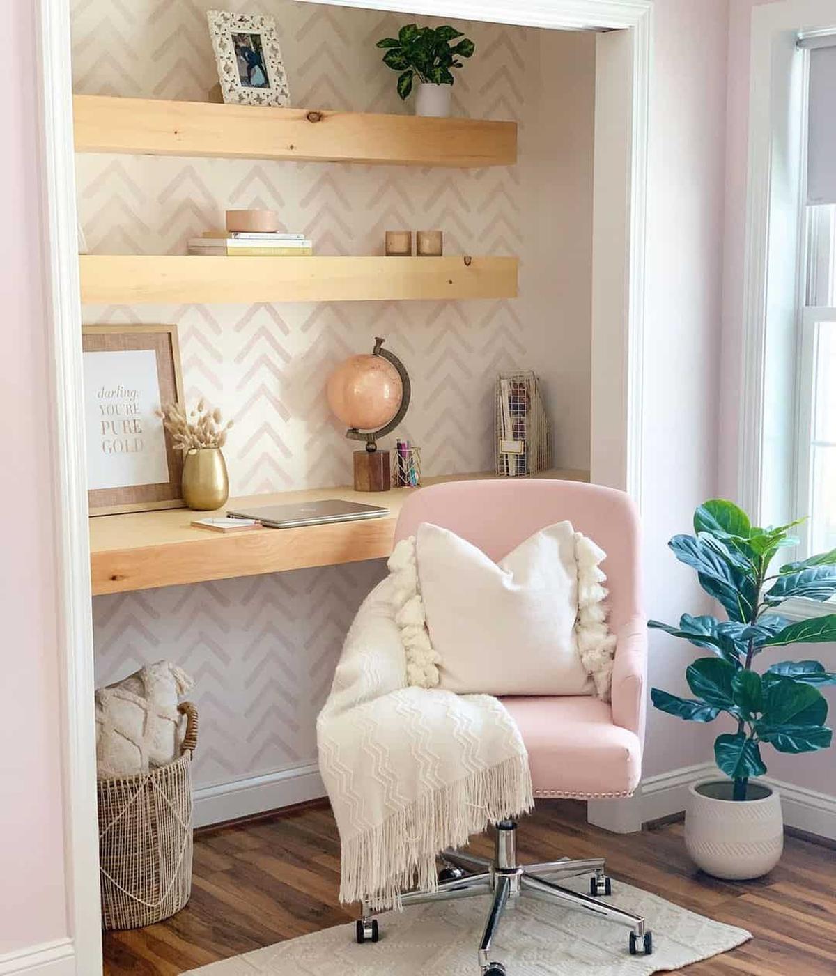 12 Charming Pink Office Ideas to Brighten Your Workspace - Archeworks