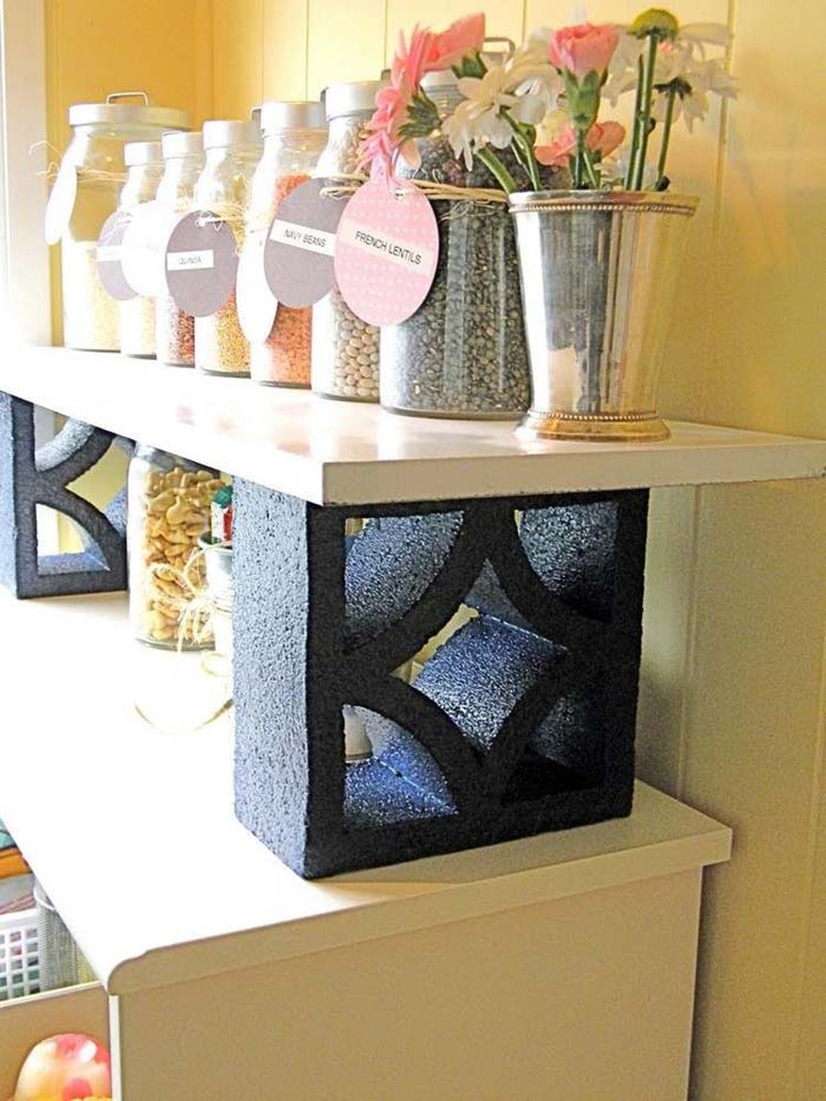 24 Painted Cinder Block Ideas to Brighten Any Space - Archeworks