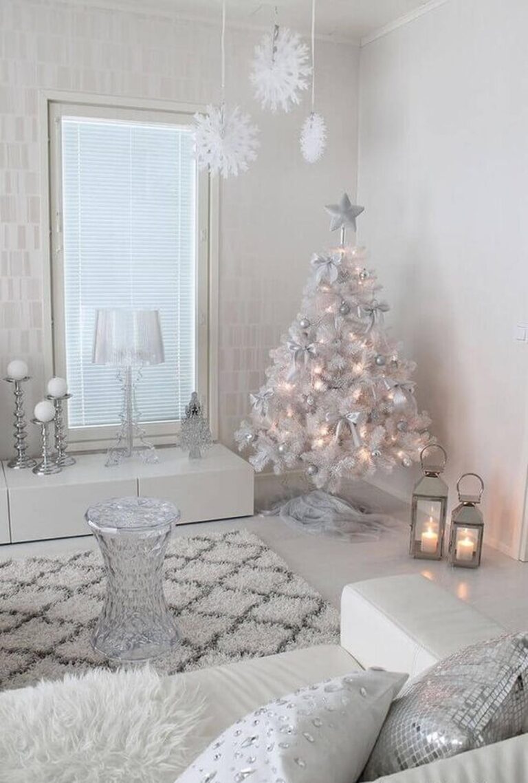 25 Elegant Radiant White Christmas Decor Ideas - Archeworks