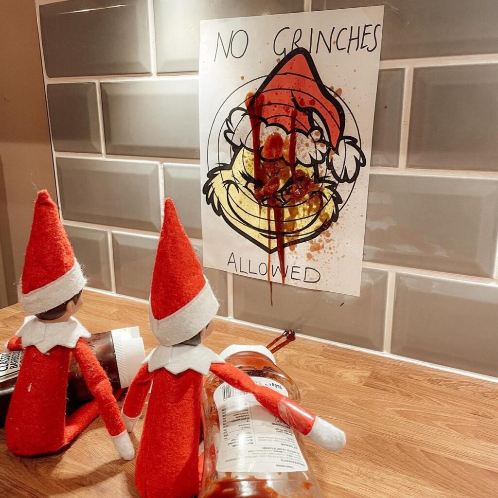 35 Playful Christmas Elf on the Shelf Inspirations - Archeworks