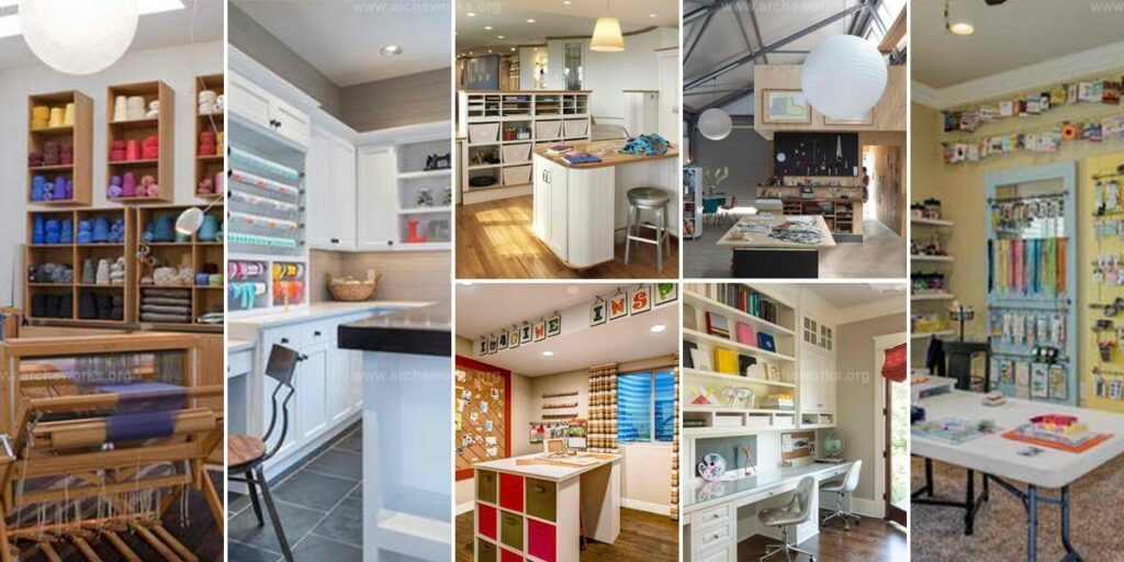15 Inspiring Designs for Your Home's Craft Room - Archeworks