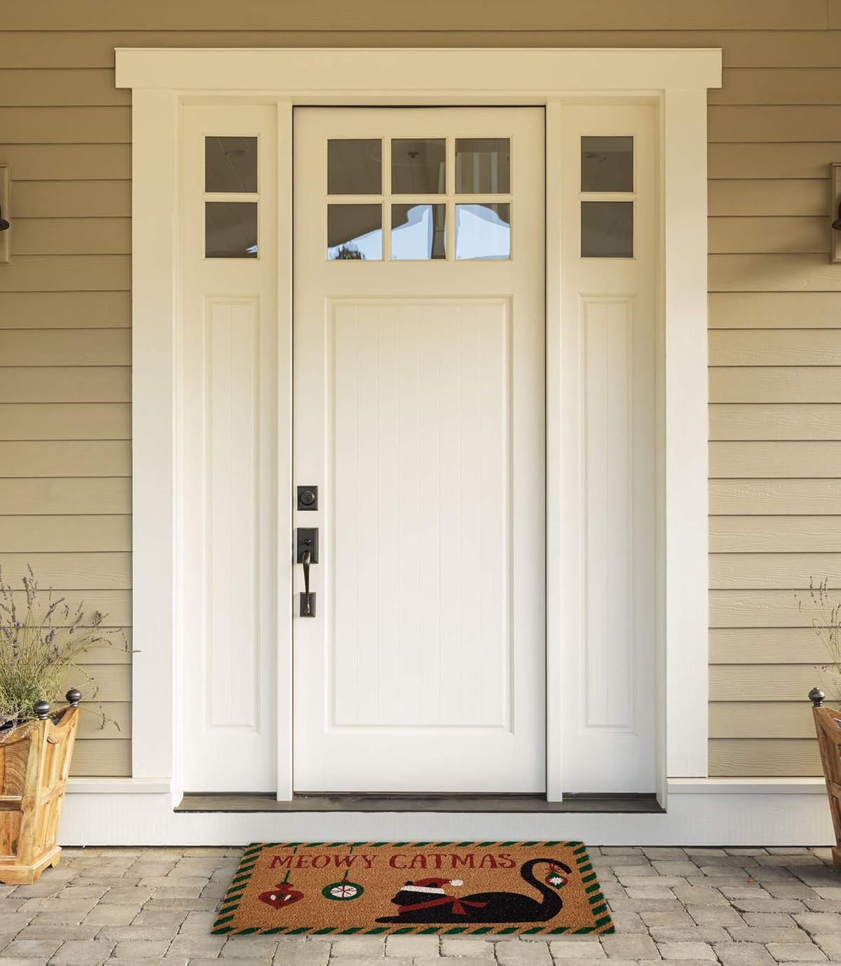 18 Stylish Christmas Doormats to Brighten Your Entryway - Archeworks