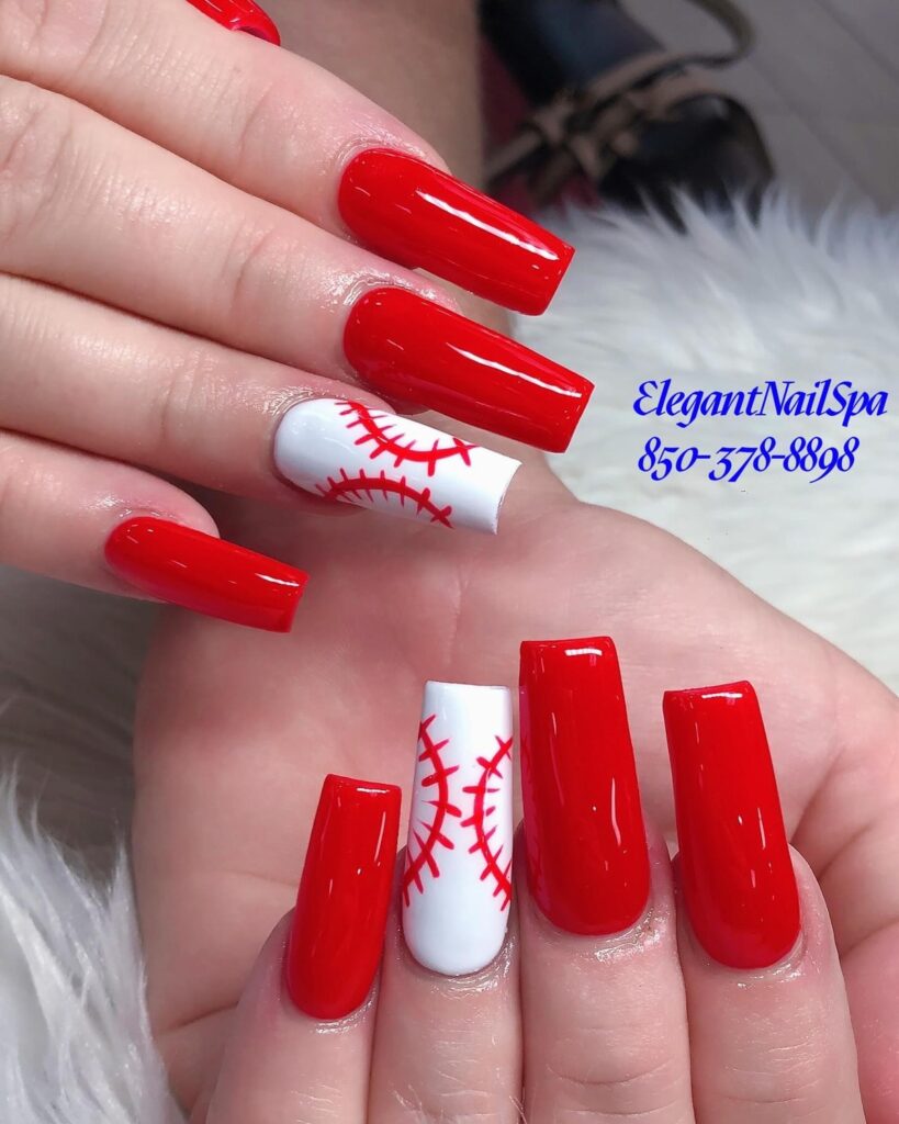 32 Fun Baseball Nail Art Ideas That Show Off Your Spirit - Archeworks