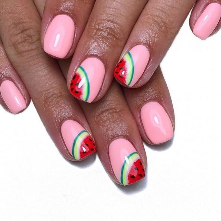 18 Creative Watermelon Nail Designs to Consider - Archeworks