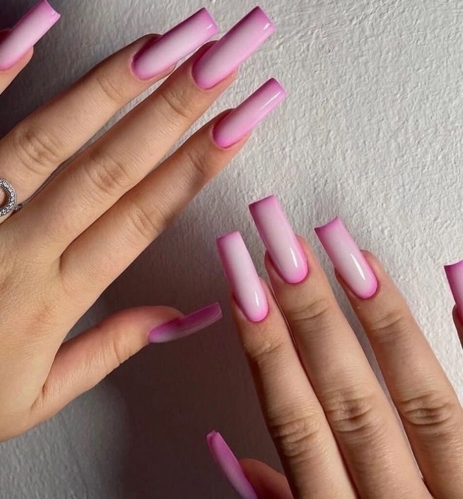 18 Perfect Pink Square Nails You'll Love - Archeworks