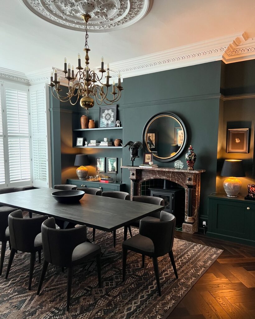 18 Classy Dark Dining Room Inspirations - Archeworks