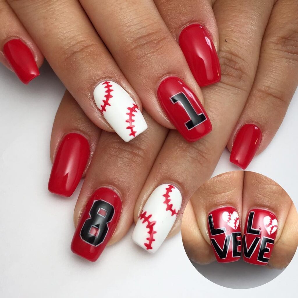 32 Fun Baseball Nail Art Ideas That Show Off Your Spirit - Archeworks