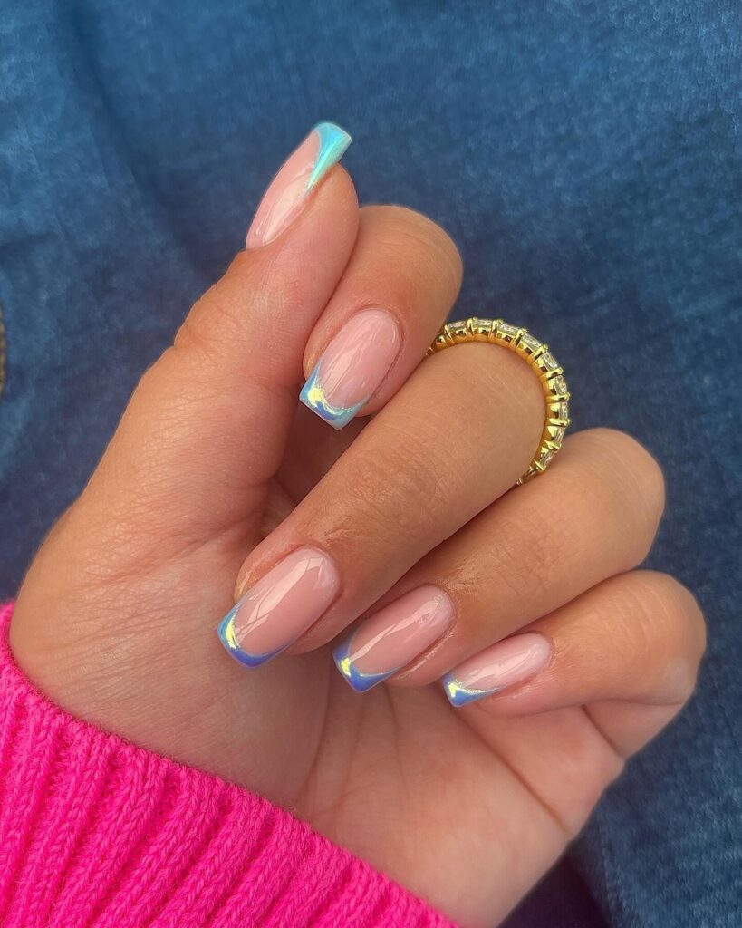 18 Trendy Square French Tip Nail Ideas - Archeworks