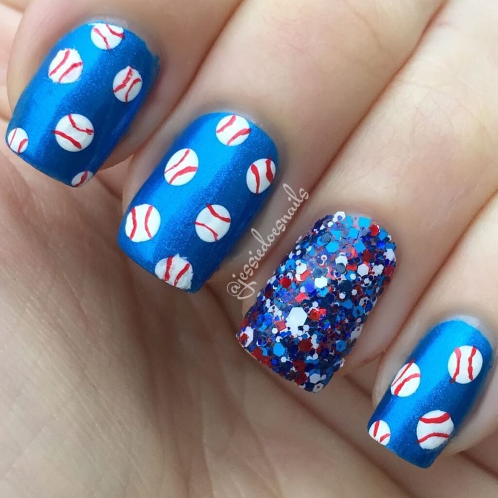 32 Fun Baseball Nail Art Ideas That Show Off Your Spirit - Archeworks