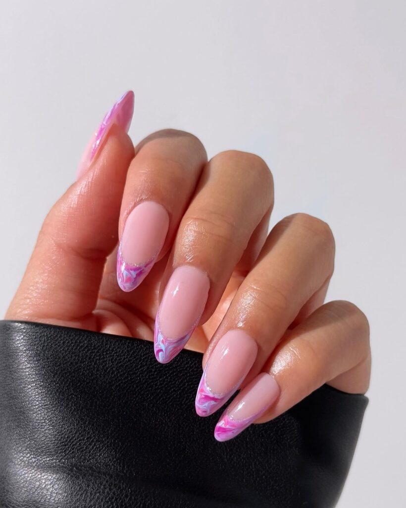 18 Stylish Purple French Tip Nail Ideas to Try - Archeworks