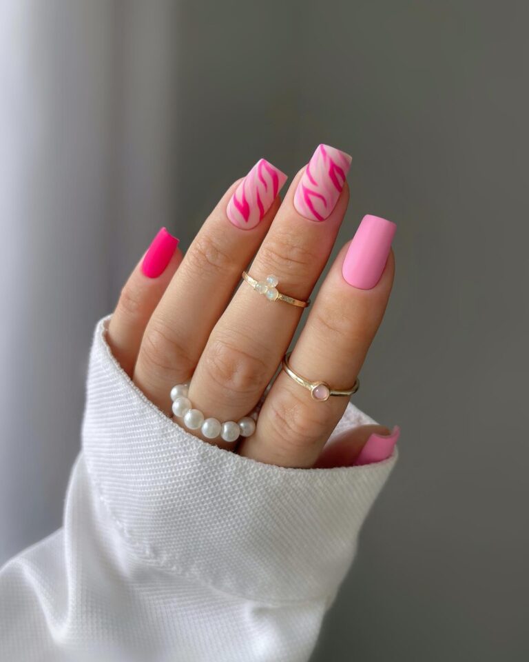36 Must-Try Short Pink Nail Designs That Pop - Archeworks