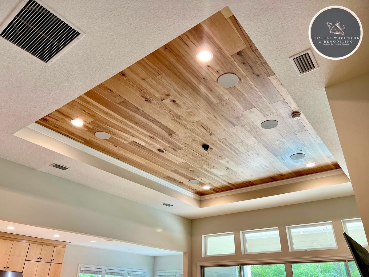 18 Rustic-Chic Wood Plank Ceiling Inspiration - Archeworks