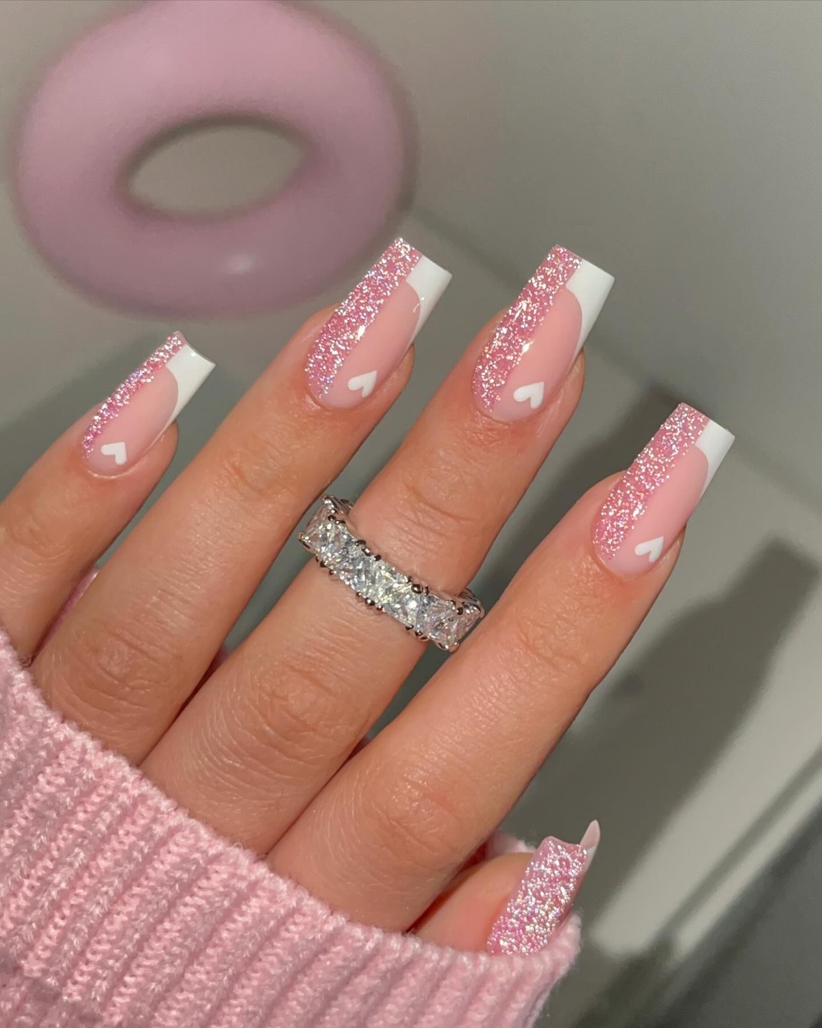 18 Perfect Pink Square Nails You'll Love - Archeworks