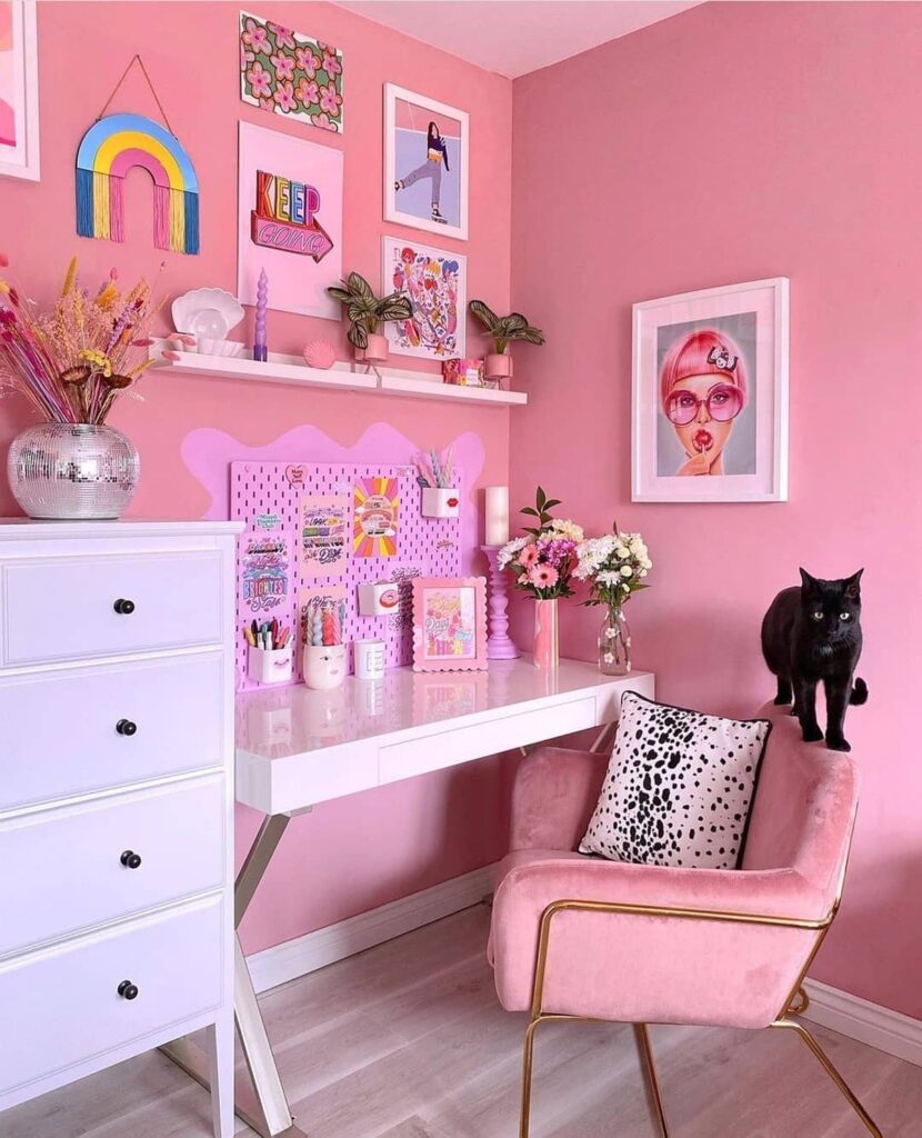 18 Cutest Girly Office Inspirations for a Fun Workspace - Archeworks