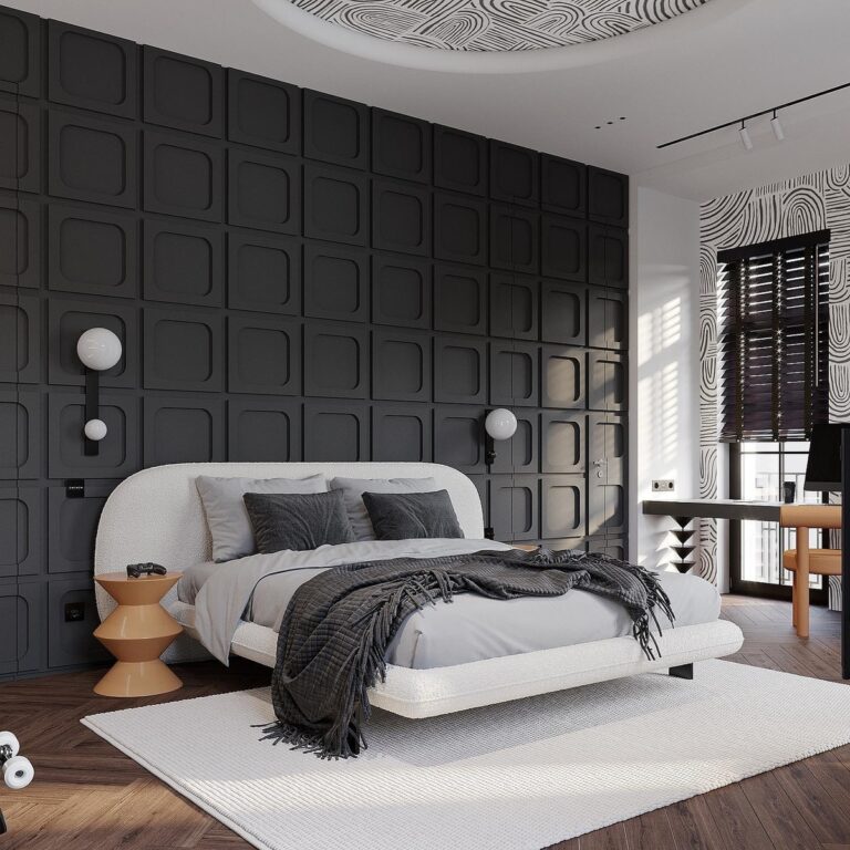 27 Bold Dark Accent Wall Ideas for Cozy Bedrooms - Archeworks