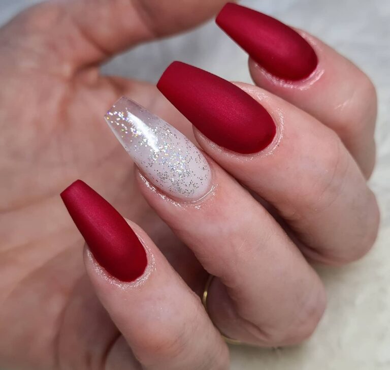 18 Daring Red Coffin Nail Designs to Make a Statement - Archeworks