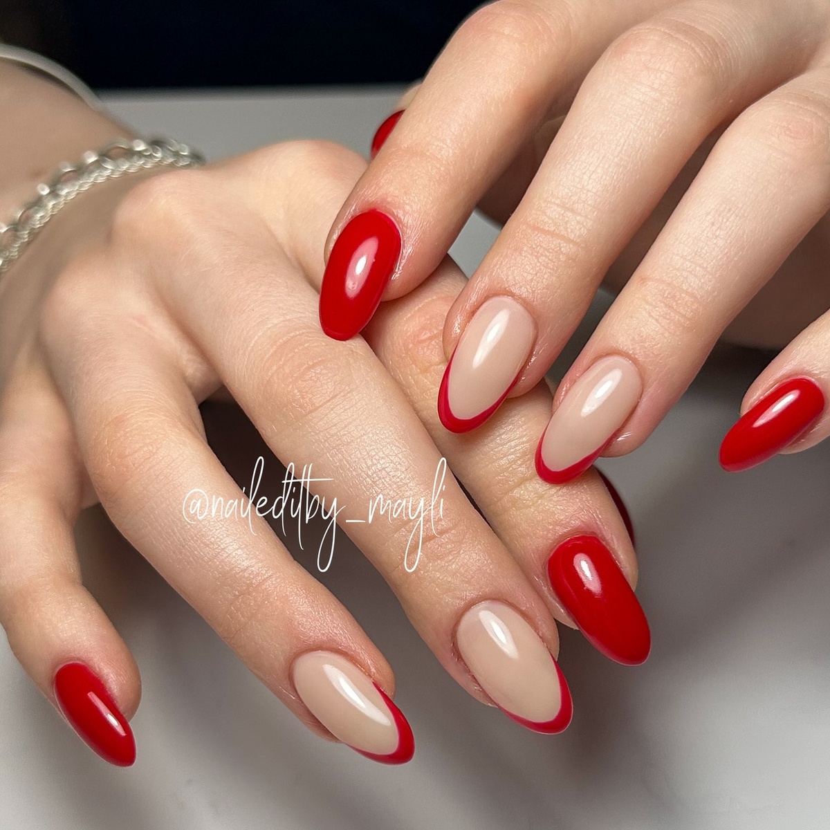 18 Striking Red Almond Nail Designs That Turn Heads - Archeworks