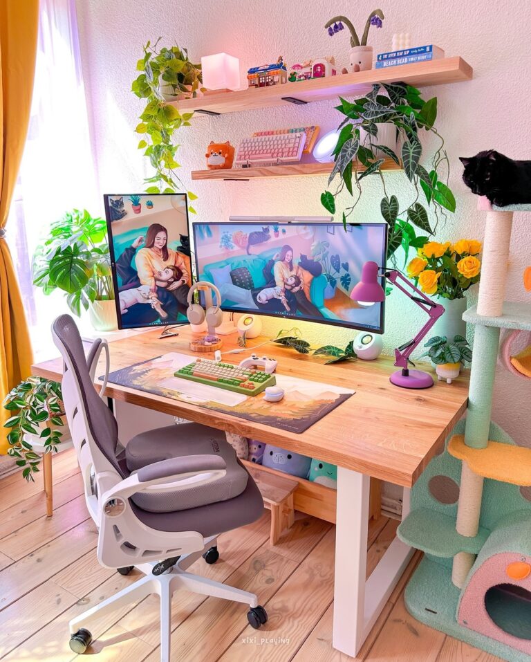 18 Small Desk Setup Ideas for Compact Workspaces - Archeworks