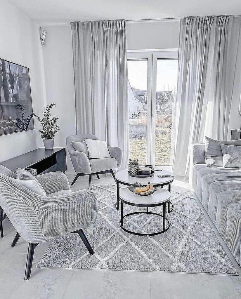 18 Grey and White Living Room Ideas for a Timeless Look - Archeworks