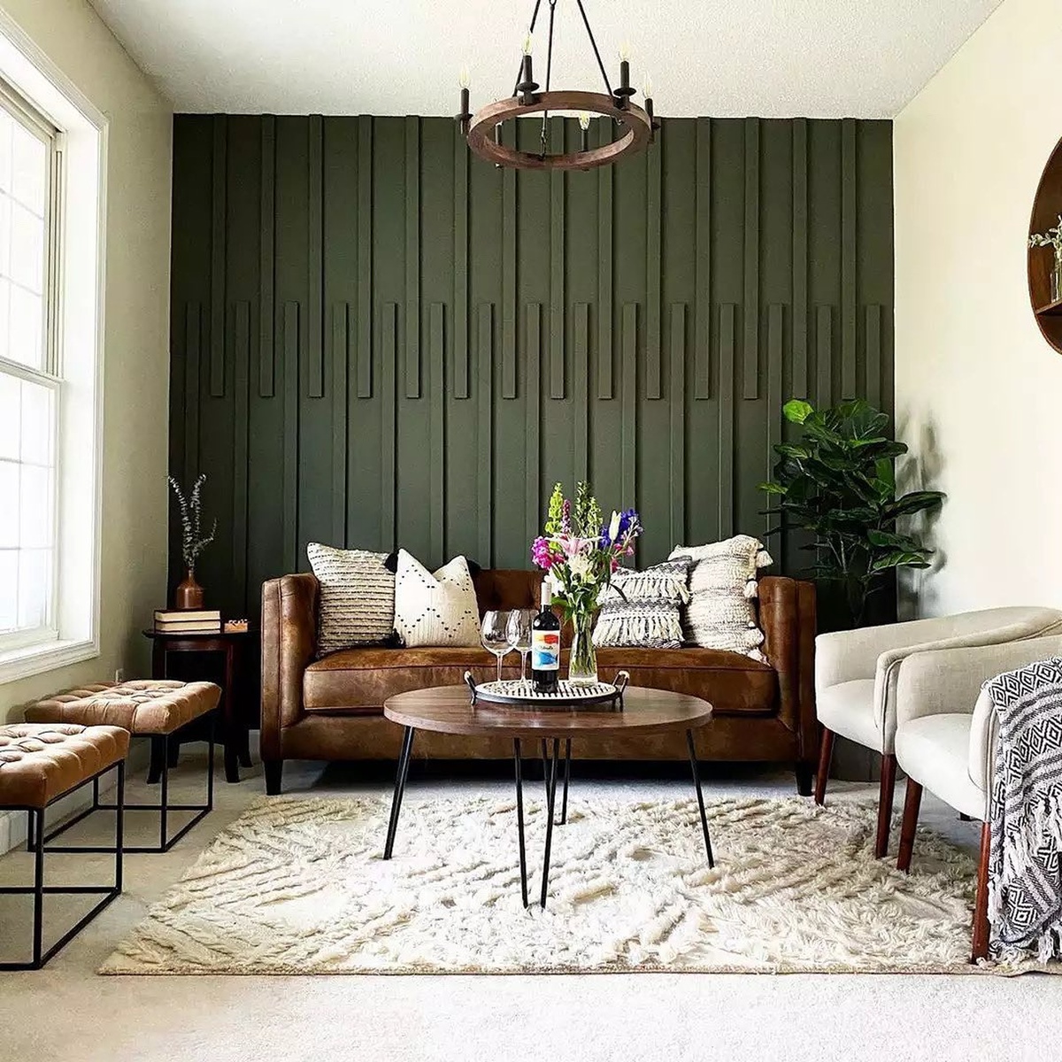 17 Beautiful Living Room Accent Wall Color Inspirations - Archeworks