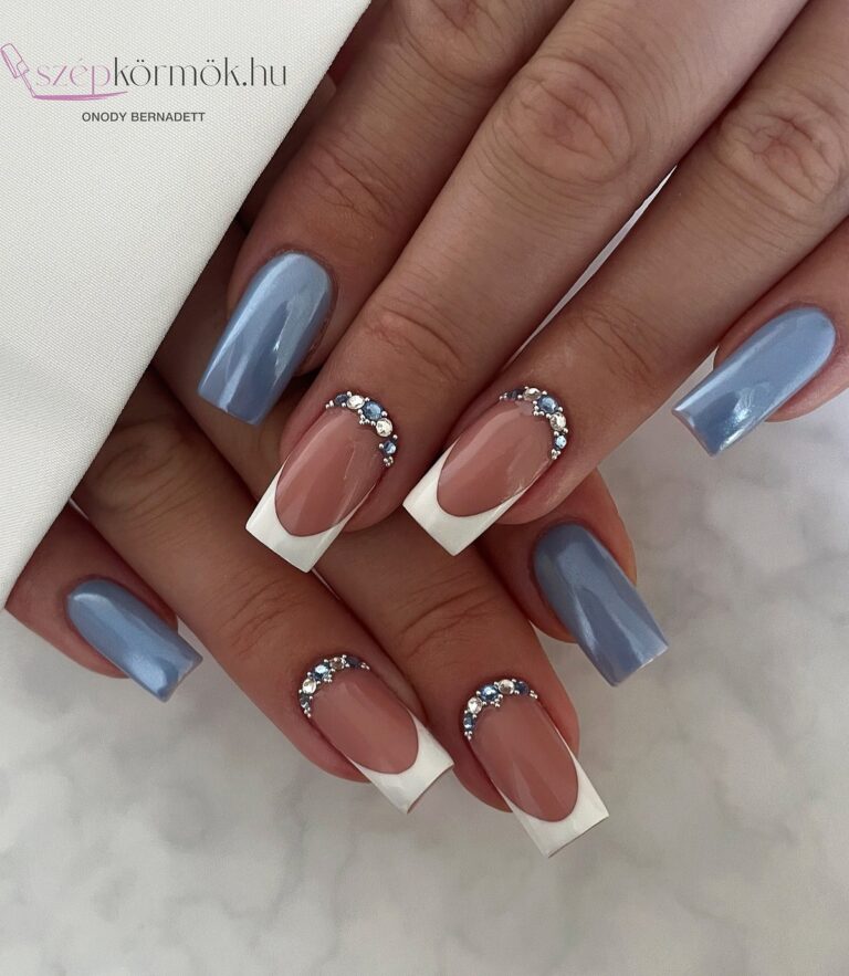 18 Sophisticated Deep French Square Nail Designs You’ll Love - Archeworks