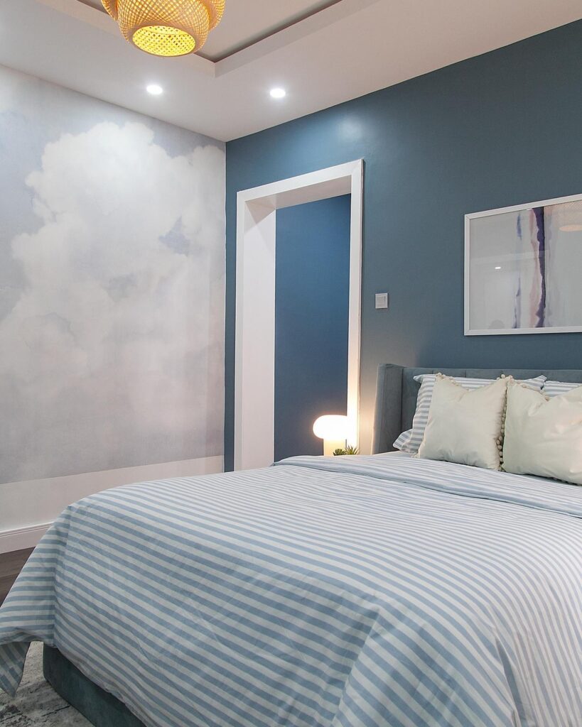 18 Gorgeous Cream and Blue Bedroom Ideas - Archeworks
