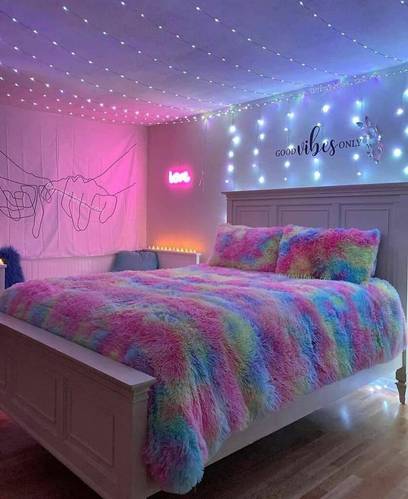 18 Magical Fairy Light Ideas for Bedrooms - Archeworks