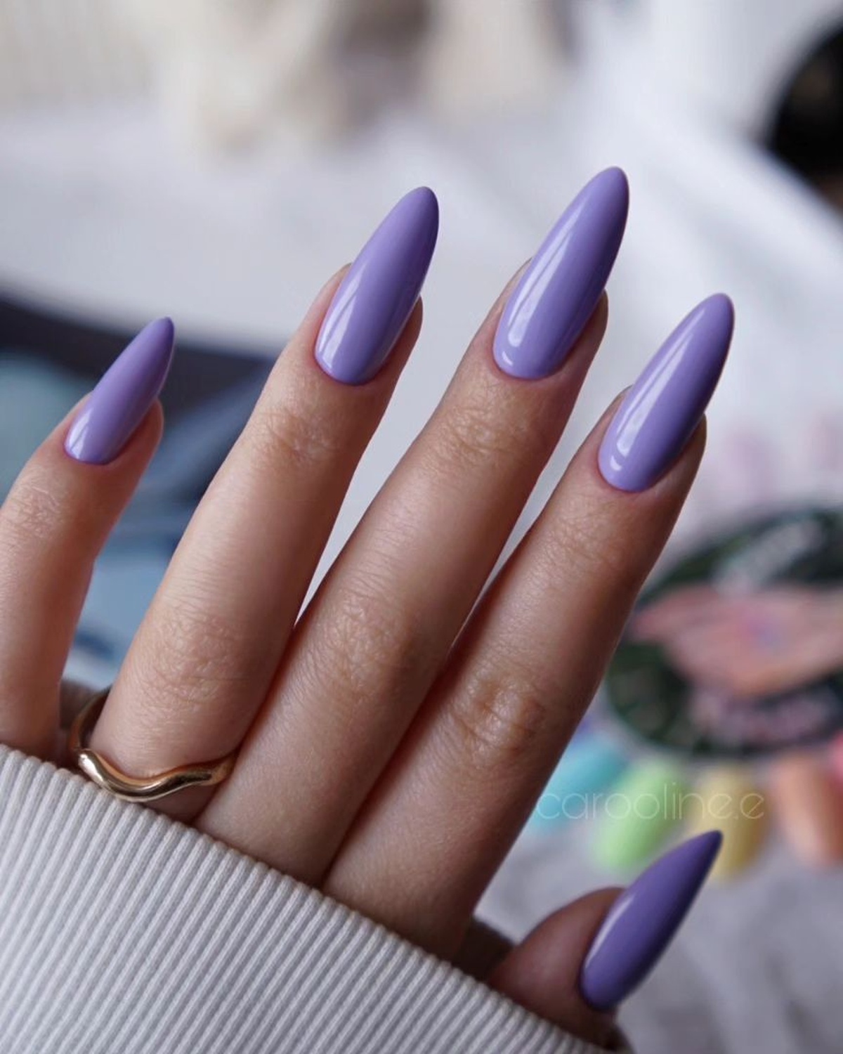 18 Fun and Chic Purple Summer Nail Art Ideas - Archeworks
