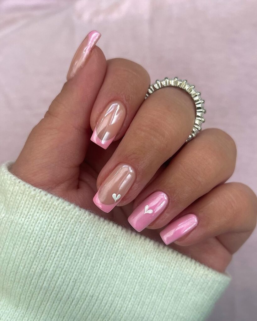 18 Perfect Pink Square Nails You'll Love - Archeworks