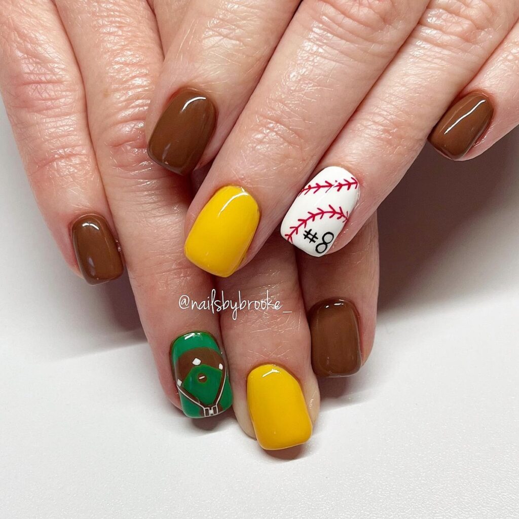 32 Fun Baseball Nail Art Ideas That Show Off Your Spirit - Archeworks