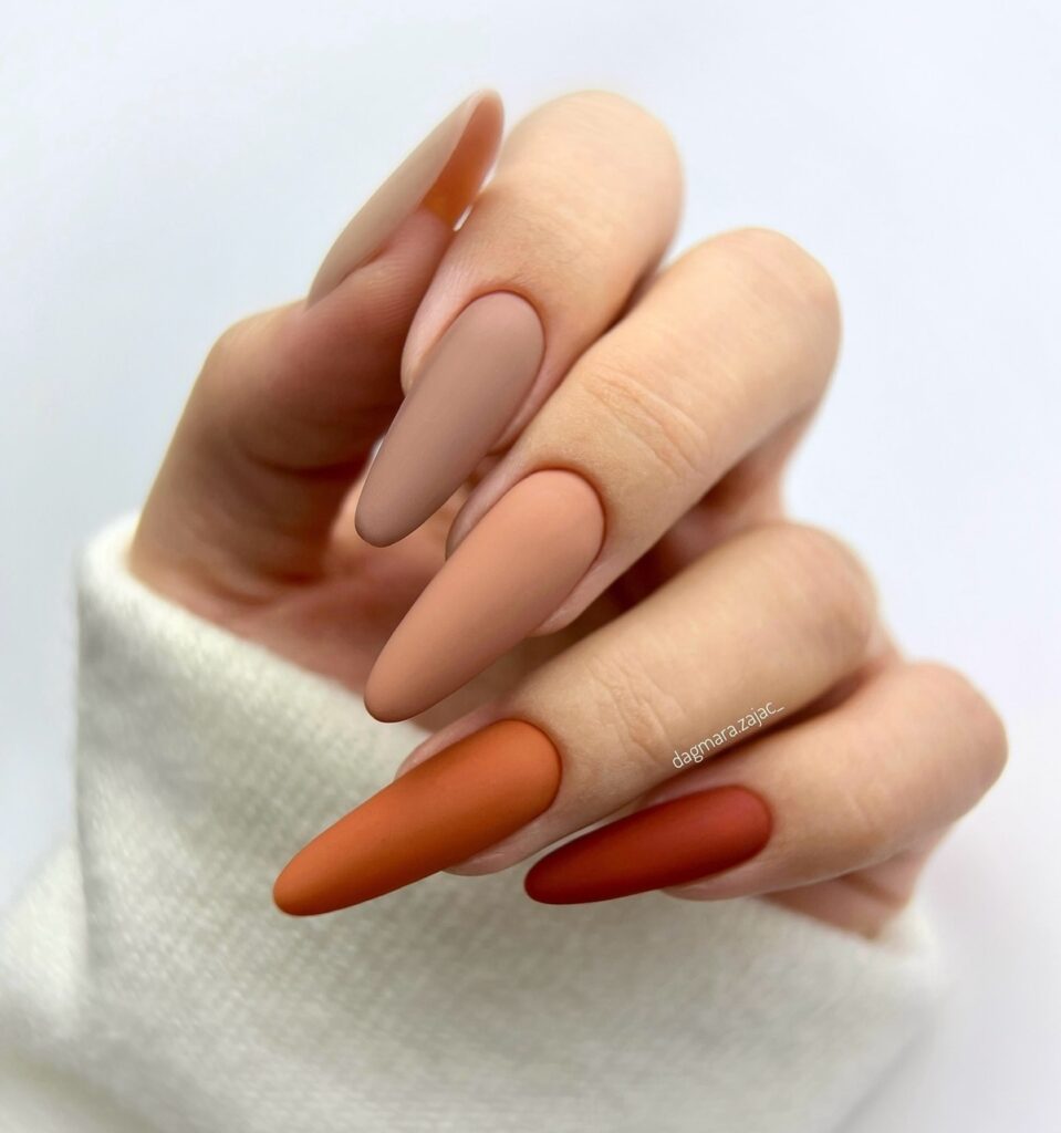 18 Stylish Matte Almond Nails for Sophistication - Archeworks