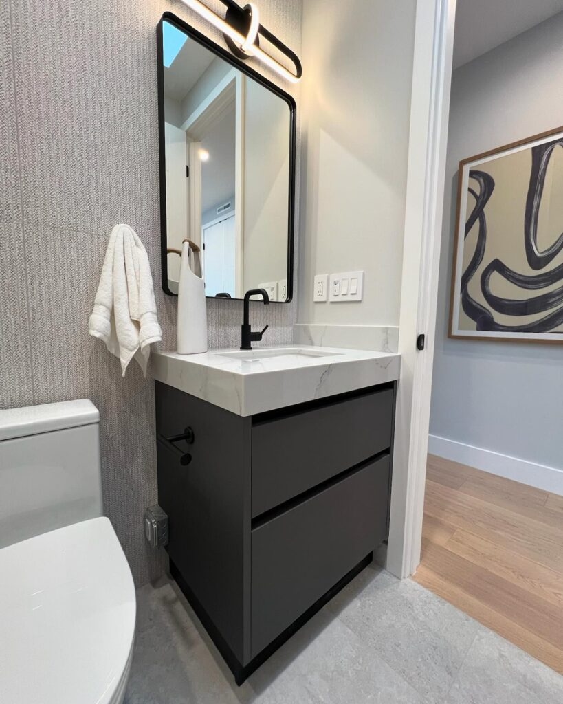 18 Bold Black Bathroom Vanity Ideas That Stand Out - Archeworks