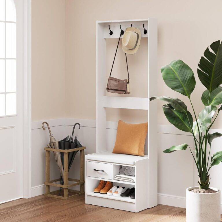 18 Modern Entryway Bench and Coat Rack Ideas - Archeworks