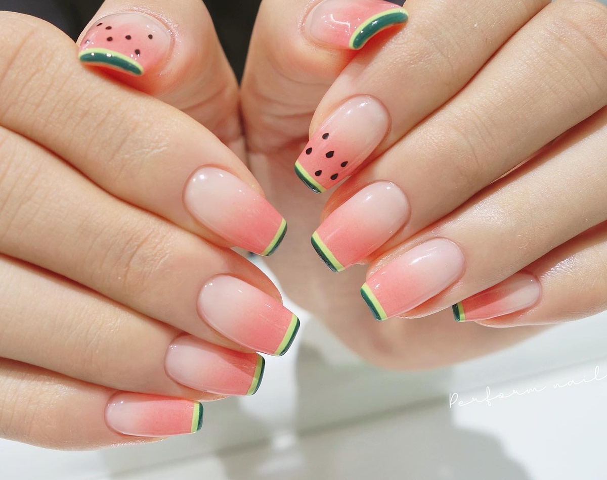 18 Creative Watermelon Nail Designs to Consider - Archeworks