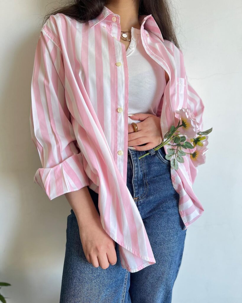 18 Cute Pink Shirt Outfit Ideas with Styling Tips - Archeworks