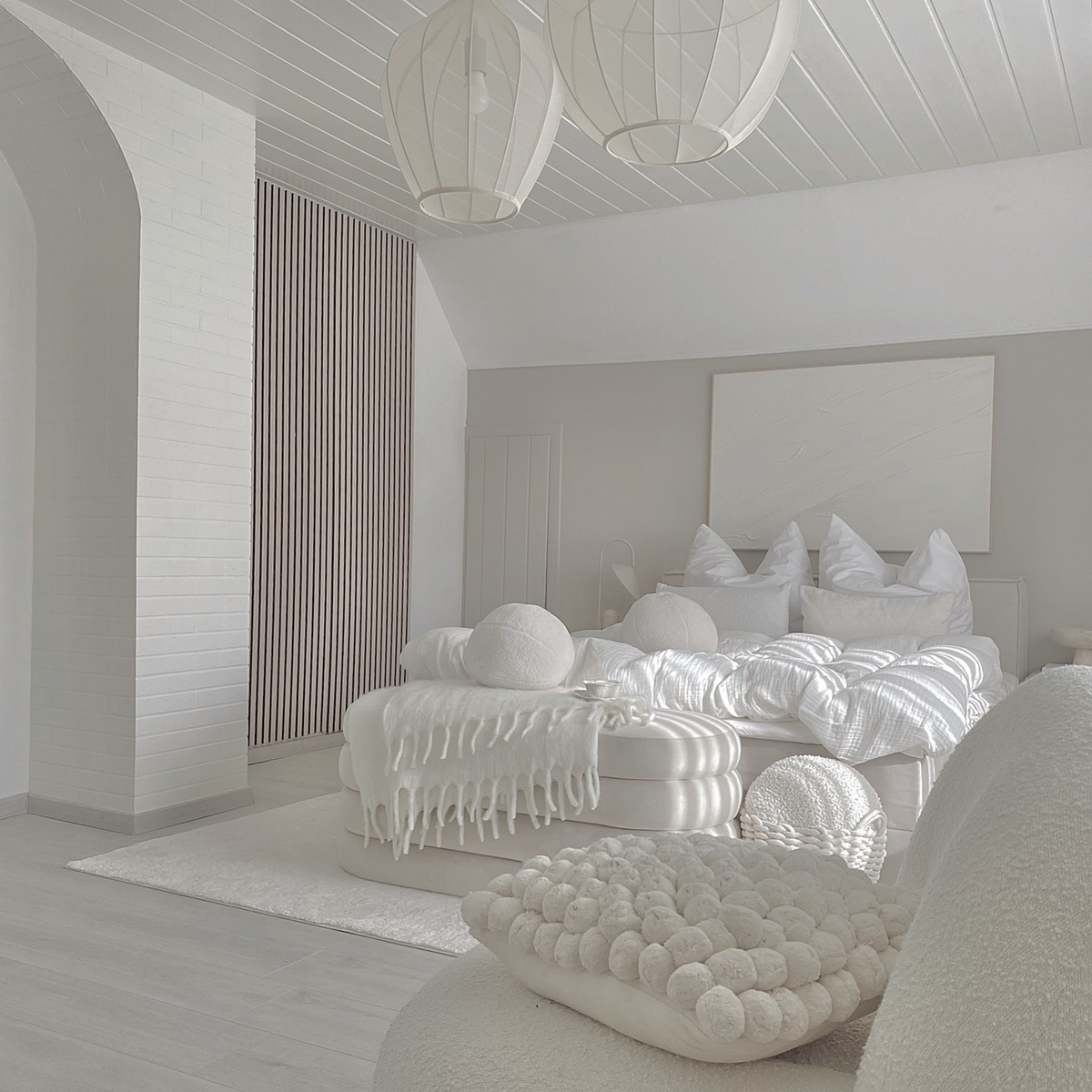 18 Dreamy All-White Bedroom Ideas for a Serene Space - Archeworks