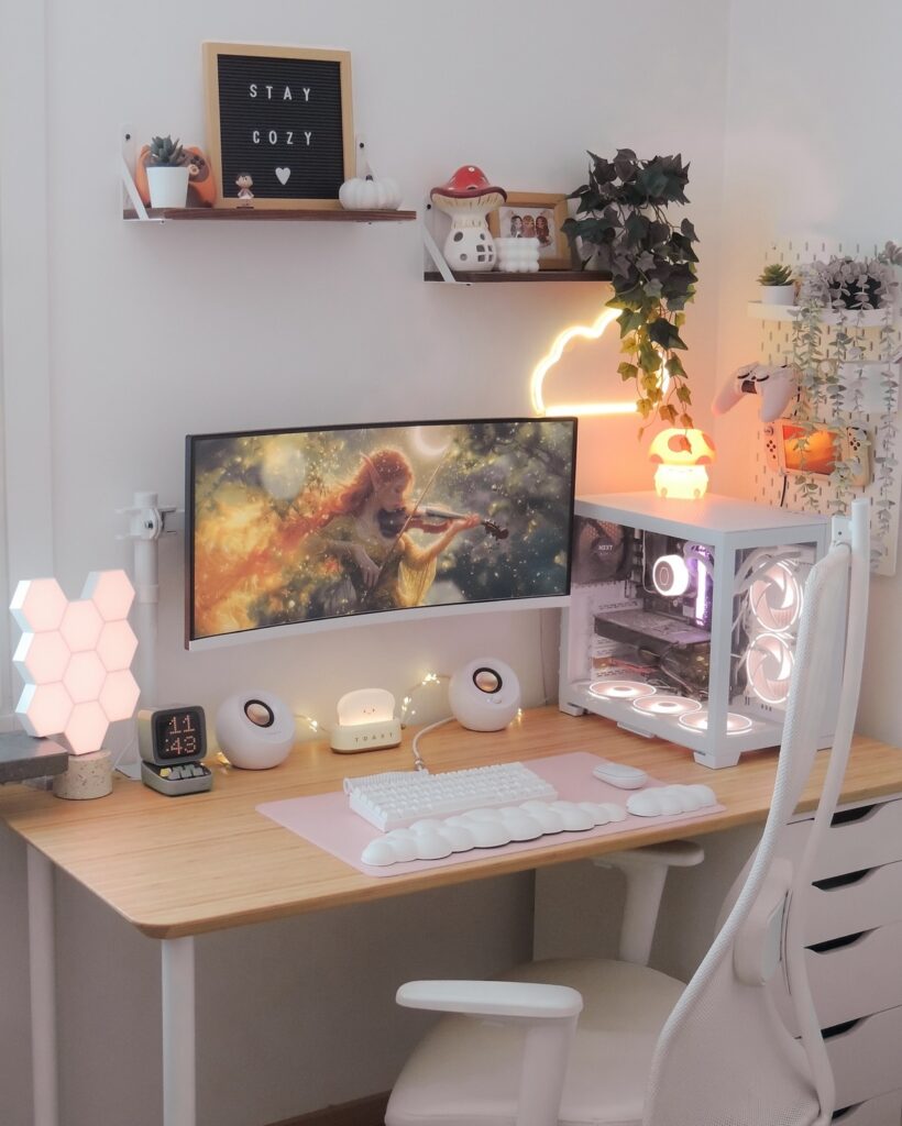 18 Small Desk Setup Ideas for Compact Workspaces - Archeworks