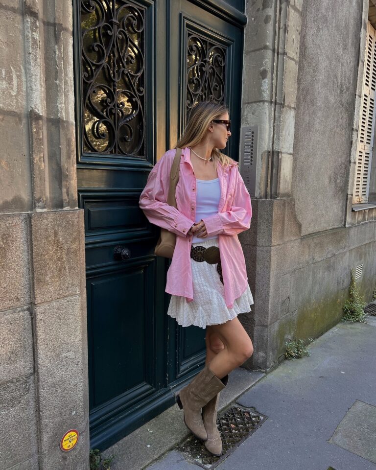 18 Cute Pink Shirt Outfit Ideas with Styling Tips - Archeworks