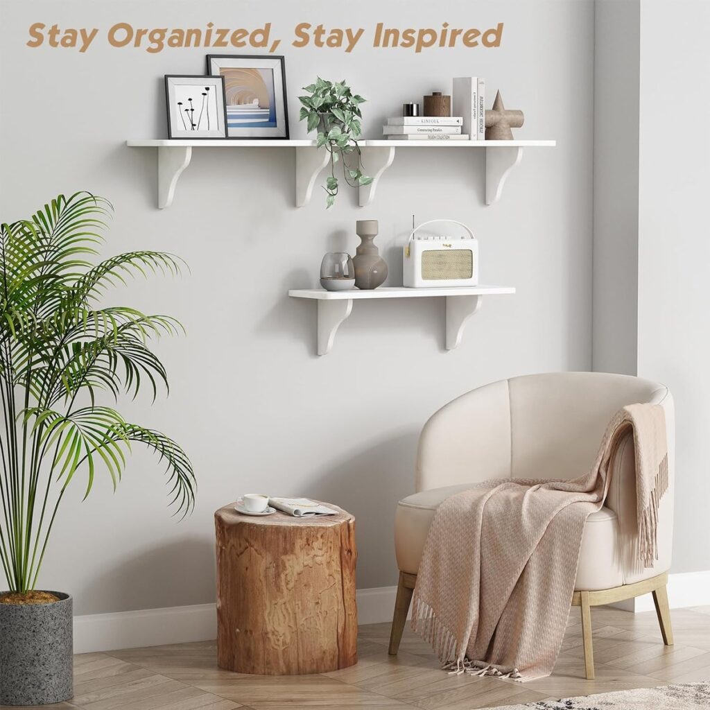 18 Chic Floating Shelf Designs for Living Room - Archeworks