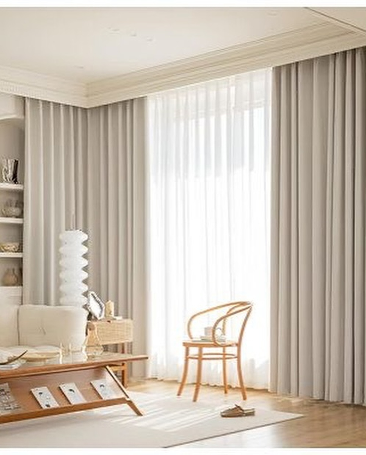18 Trendy Neutral Curtains for Living Rooms - Archeworks