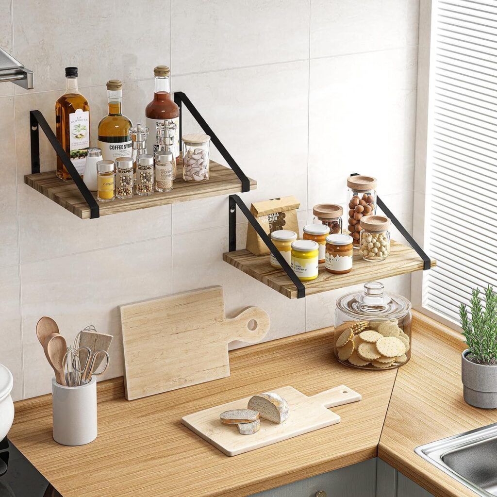 18 Practical Floating Shelves for Every Kitchen Style - Archeworks