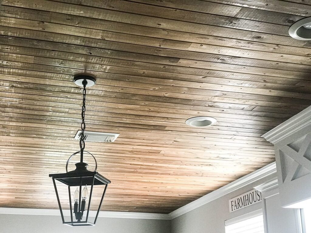 18 Rustic-Chic Wood Plank Ceiling Inspiration - Archeworks