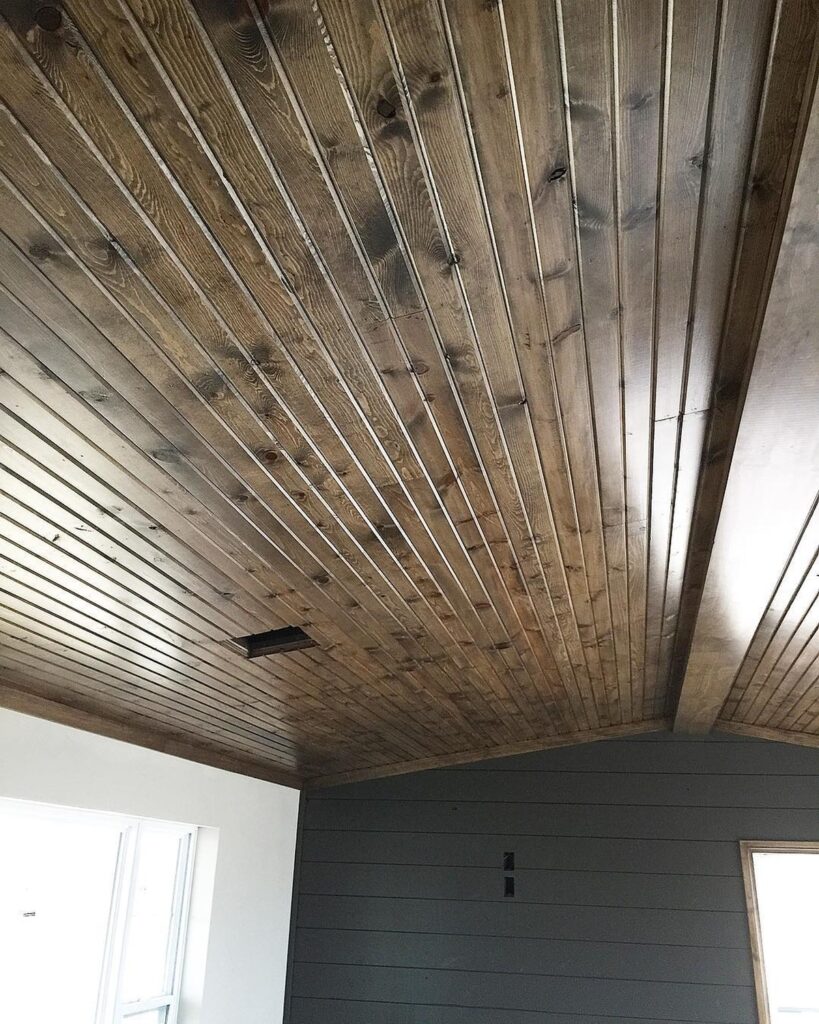 18 Rustic-Chic Wood Plank Ceiling Inspiration - Archeworks